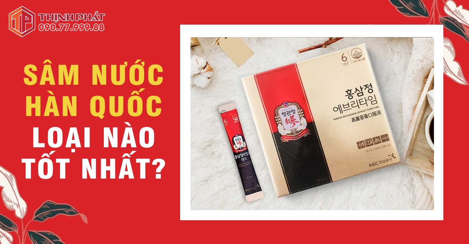 Sâm nước Hàn Quốc loại nào tốt? Top 5 loại nước hồng sâm được ưa chuộng ...